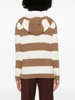 SEMICOUTURE Striped Wool-blend Sweater