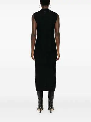 DONDUP Logo-plaque Midi Dress