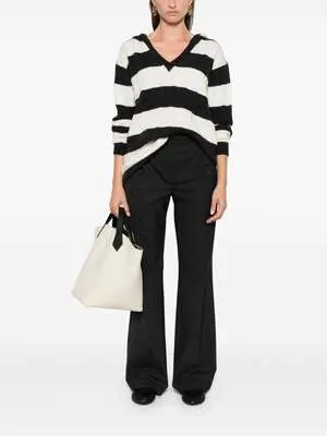 SEMICOUTURE Flared Trousers - Grey