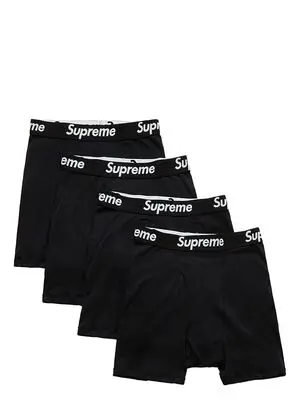 Supreme X Hanes Tagless Boxer Briefs - Black