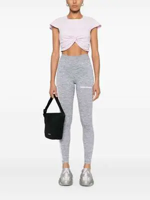 Palm Angels Embroidered-logo Performance Leggings
