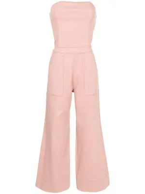 LETHICIA BRONSTEIN Alice Denim Jumpsuit