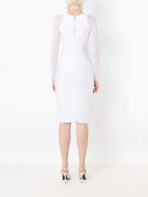 LETHICIA BRONSTEIN Brigitte Sheer-sleeved Dress