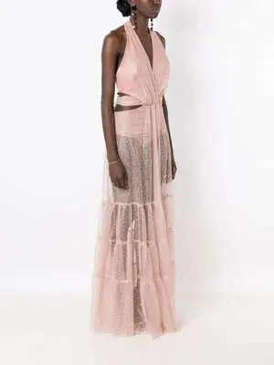 Lethicia Bronstein Sheer Evening Dresses