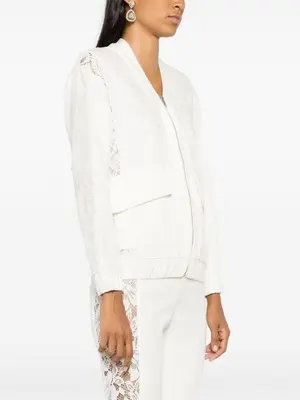 LETHICIA BRONSTEIN Benedita Lace-appliqué Jacket