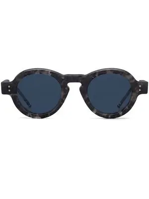 Thom Browne Tortoiseshell Round-frame Sunglasses - Grey