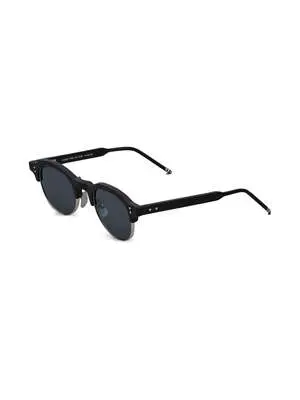 Thom Browne Oval-frame Sunglasses - Black