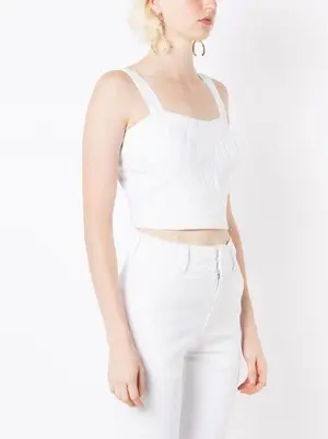 LETHICIA BRONSTEIN Ana Corset Crop Top