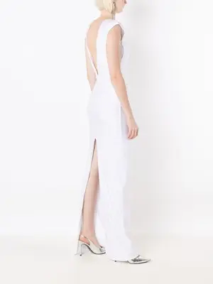 LETHICIA BRONSTEIN Gracie V-back Maxi Dress