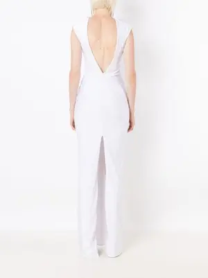 LETHICIA BRONSTEIN Gracie V-back Maxi Dress