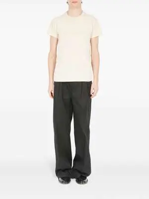 MAISON MARGIELA Logo-embroidered Cotton T-shirt