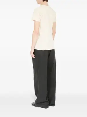 MAISON MARGIELA Logo-embroidered Cotton T-shirt
