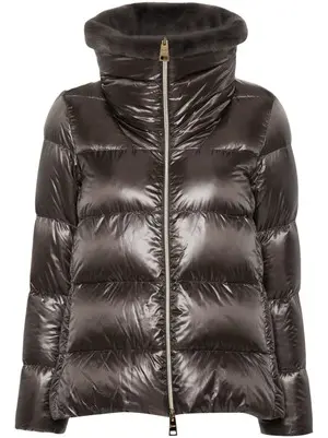 Herno Faux-fur Collar Padded Jacket