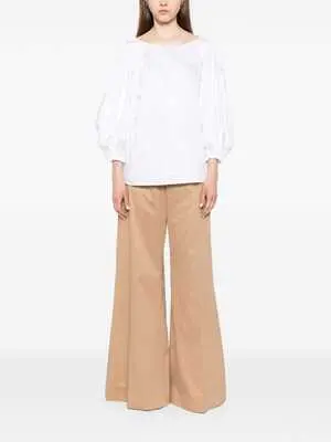 Carolina Herrera Boat-neck Blouse