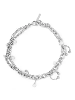 JUSTINE CLENQUET Layered Necklace - Silver