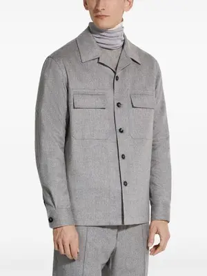 Zegna Alba Oasi Shirt - Grey