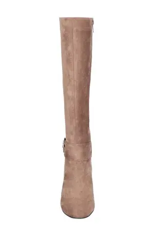 BELLA VITA Rima Knee High Boots - Taupe Suede
