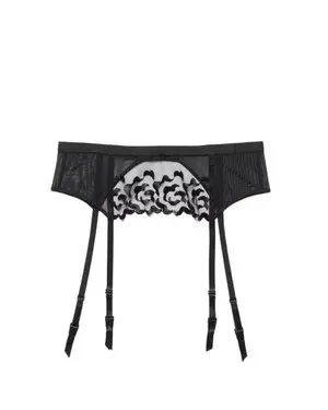 ADORE ME Tiana Garter Belt Lingerie - Black