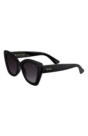 VELVET EYEWEAR Maya Sunglasses - Black
