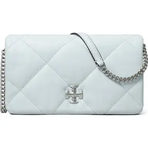 Tory Burch Kira Diamond Quilt Crossbody Ice Blue