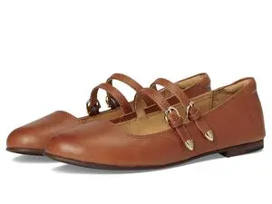 THE FRYE COMPANY Carson Multi Mary Jane Flat Shoes - Brown