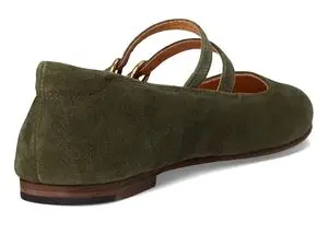 THE FRYE COMPANY Carson Multi Mary Jane Flat Shoes - Olive