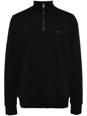BOSS Logo-patch Sweatshirt - Black