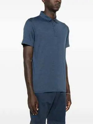 Corneliani Lightweight-jersey Polo Shirt - Blue