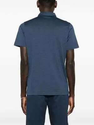 Corneliani Lightweight-jersey Polo Shirt - Blue