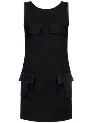 Black Mini Dress with Pockets