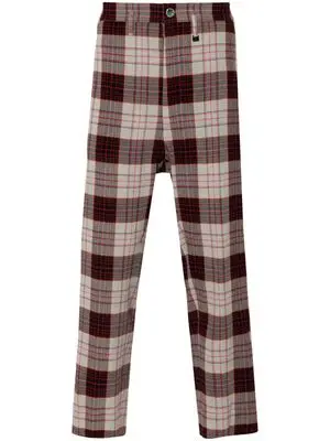 Plain Checks Bottoms For Men