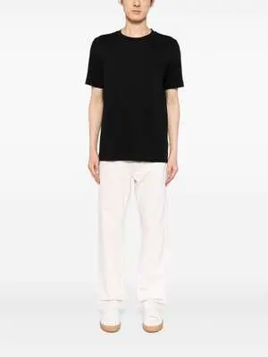 BOSS Piqué-weave T-shirt - Black