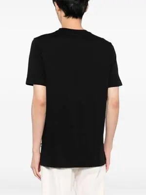 BOSS Piqué-weave T-shirt - Black