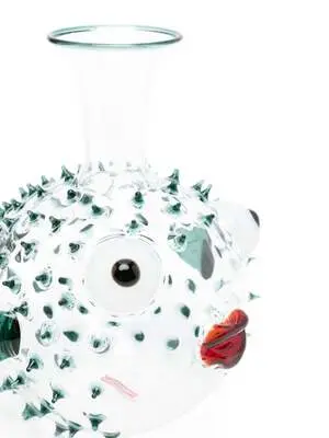 MASSIMO LUNARDON Pufferfish Glass Decanter