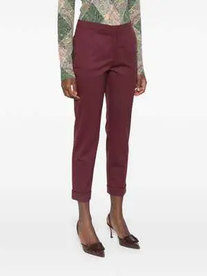Etro Cropped Wool Trousers
