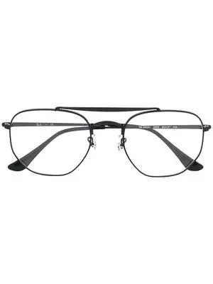 Ray-ban Top Bar Octagon Frame Glasses - Black
