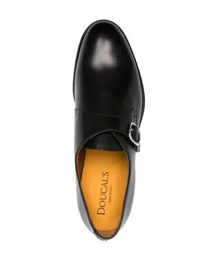 DOUCAL'S Leather Monk Shoes