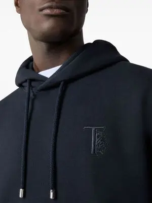 TOD'S Embroidered-logo Cotton Hoodie