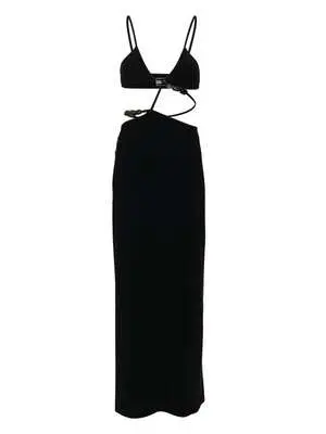 Christopher Esber Cross Bandeau Midi Dress