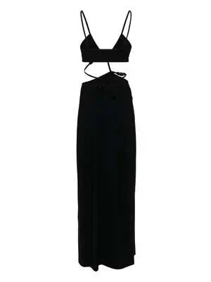 Christopher Esber Cross Bandeau Midi Dress