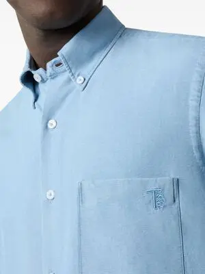 TOD'S Embroidered-logo Shirt