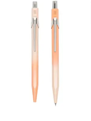 CARAN D'ACHE Sunset Sky Ballpoint Pen And Mechanical Pencil Set - Orange