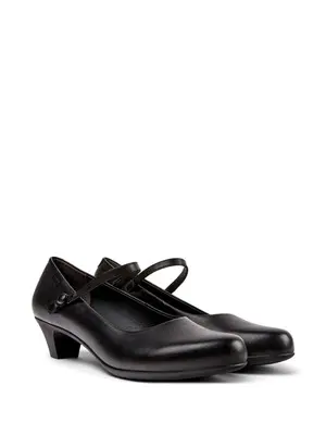 Camper Helena Leather Pumps - Black
