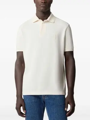 TOD'S Embroidered-logo Polo Shirt - White