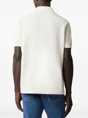 TOD'S Embroidered-logo Polo Shirt - White