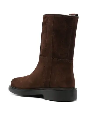 TOD'S T Timeless-plaque Boots