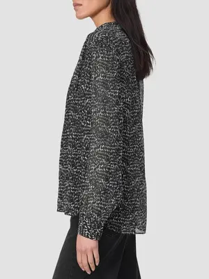 Rag & Bone Emmy Silk-blend Top