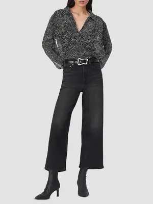 Rag & Bone Emmy Silk-blend Top