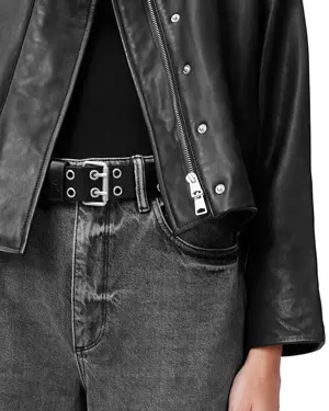 ALLSAINTS Ryder Leather Jacket - Black