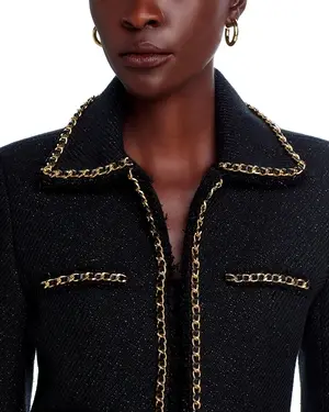 Generation Love Chain Trim Tweed Jacket